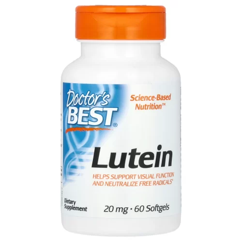 Doctor's Best Lutein with FloraGlo Lutein, 20 mg, 60 Softgels - Vital ...
